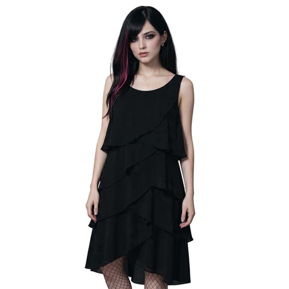 SLNY | Dresses | Slny Sheer Layers Lined Formal Dress Ballet Chic Glam ...